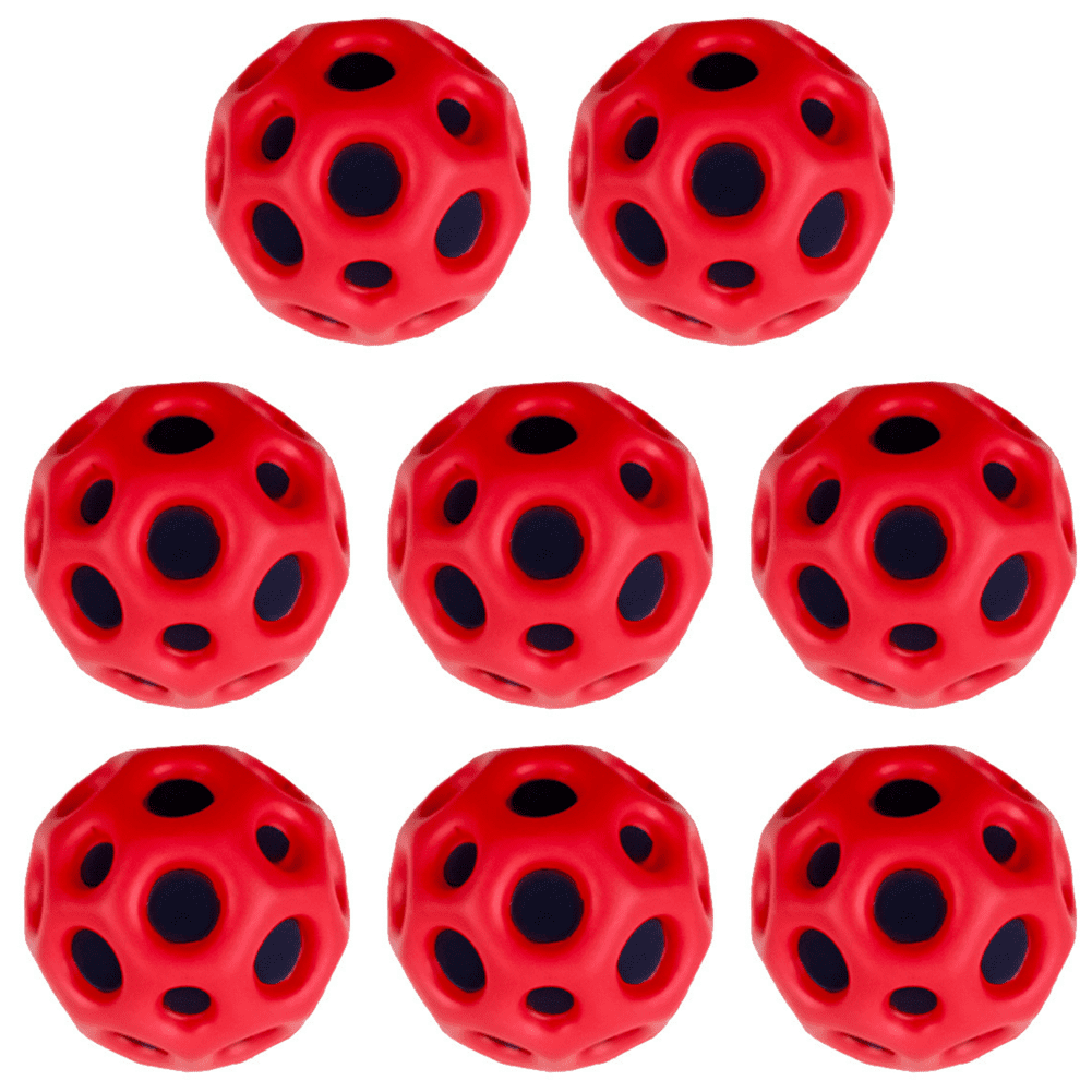 Bounce Hole Ball High Soft Bam Toy Flash Regalos de cumpleaños Rojo ...