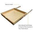 33 inch DIY Non-Assembled Birch Wood, Cabinet Pull-Out Shelf, Slide Out ...