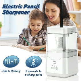 Deli Electric Pencil Sharpener,Suitable for No.2 Pencils Colored ...