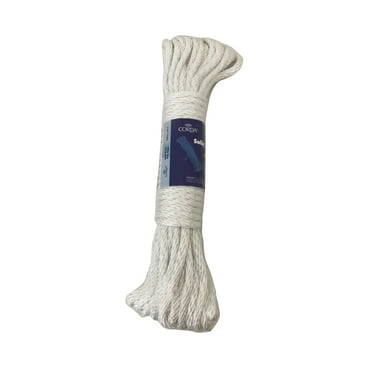Twisted Rope, White, Polypropylene, 3/16" x 50' - Walmart.com