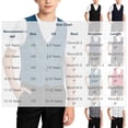 Ceisia Kids V Neck Button Front Formal Suit Vest Solid Color School ...