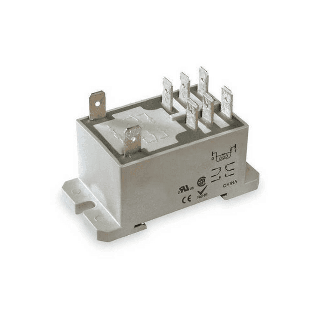 Enclosed Power Relay, 8 Pin, 12VDC, DPDT, HP @ 120V: 1 - Walmart.com