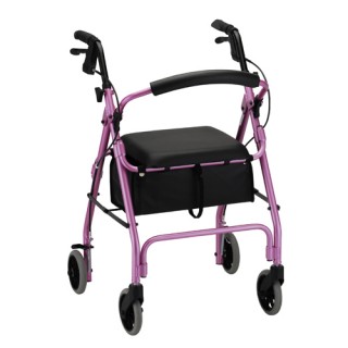 Rollator Nova GetGo Petite Aluminum Rolling Walker Weight Capacity 300 ...