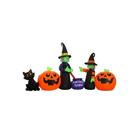 4 Foot Spooky Inflatable Halloween Witch Scene Decoration | Walmart Canada