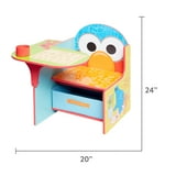 Sesame Street Elmo Toddler Desk Chair with Storage - Walmart.com
