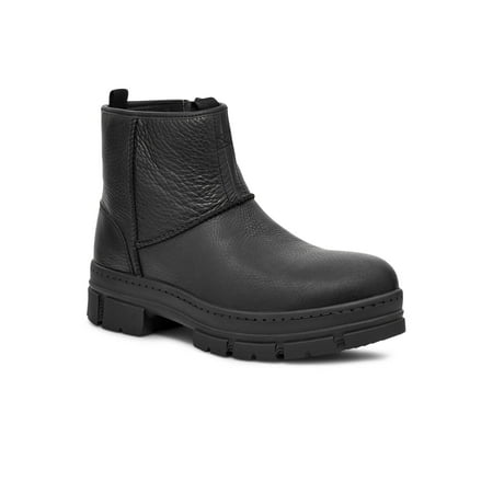 UGG Men's Skyview Classic Pull-ON Fashion Boot, Black Leather, 11.5 ...