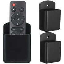 TSV Wall Mount Remote Control Holder, Adhesive Storage Box for Phone ...
