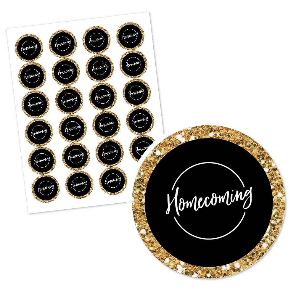 Buy Big Dot Of Happiness Hoco Dance Round Homecoming Circle Sticker