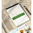 Note Pads 5X8 Small Legal White Notepad, 6 Pack, Narrow In, - Walmart.com