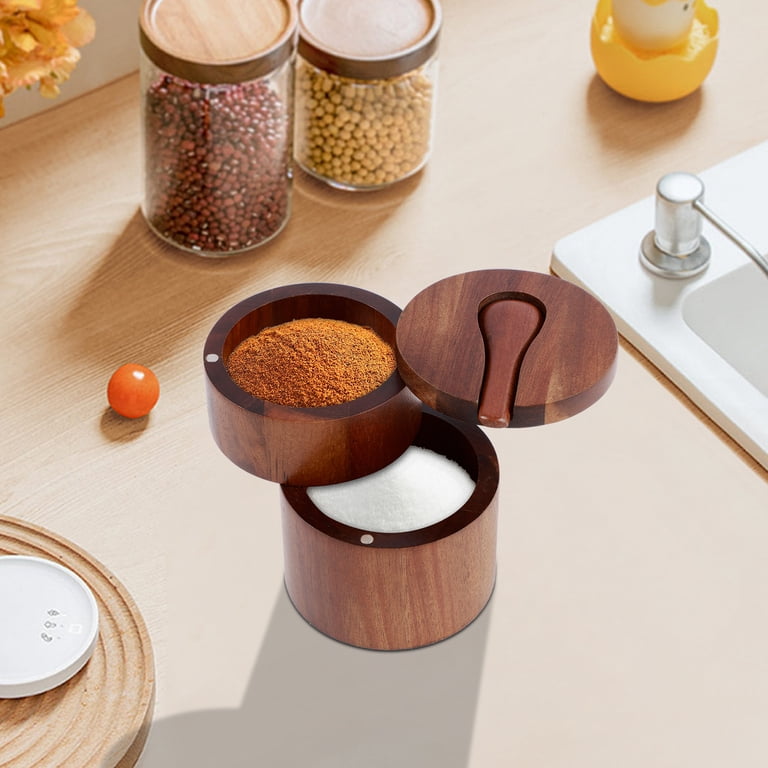 Wooden Salt And Pepper Cellars
