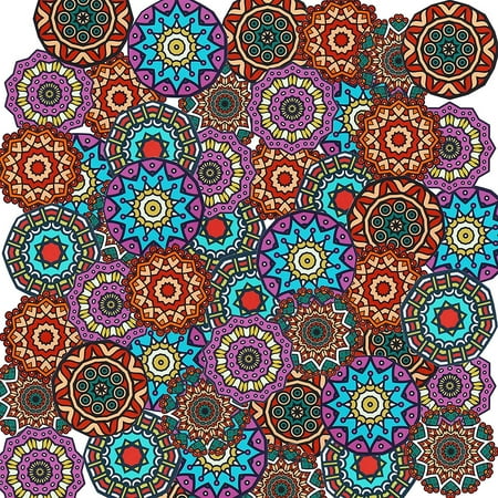 360 Pieces Mandala Stickers Mandala Flower Seals Labels 2 Inch Large ...