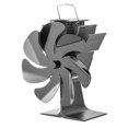 Home Stove Fan 7 Blades for Wood for Increases SF310G with Black ...