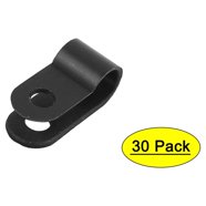QualGear 4mm Cable Clips, Black, 100 Pack, CC4-B-100-P - Walmart.com