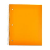 Pen + Gear Wide Ruled Poly 1-Subject Notebook with Inside Pockets, 9" x ...