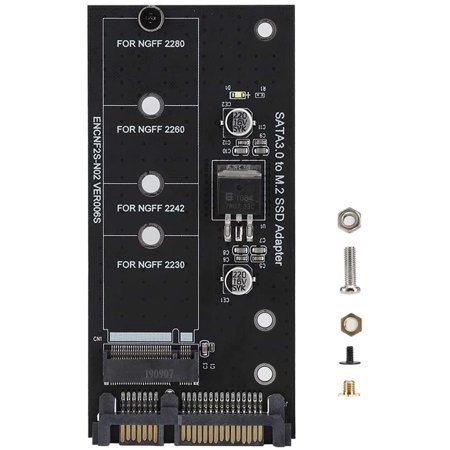 M.2 NGFF to SATA Riser Card 22PIN Hard Drive Disk Stable Performance ...