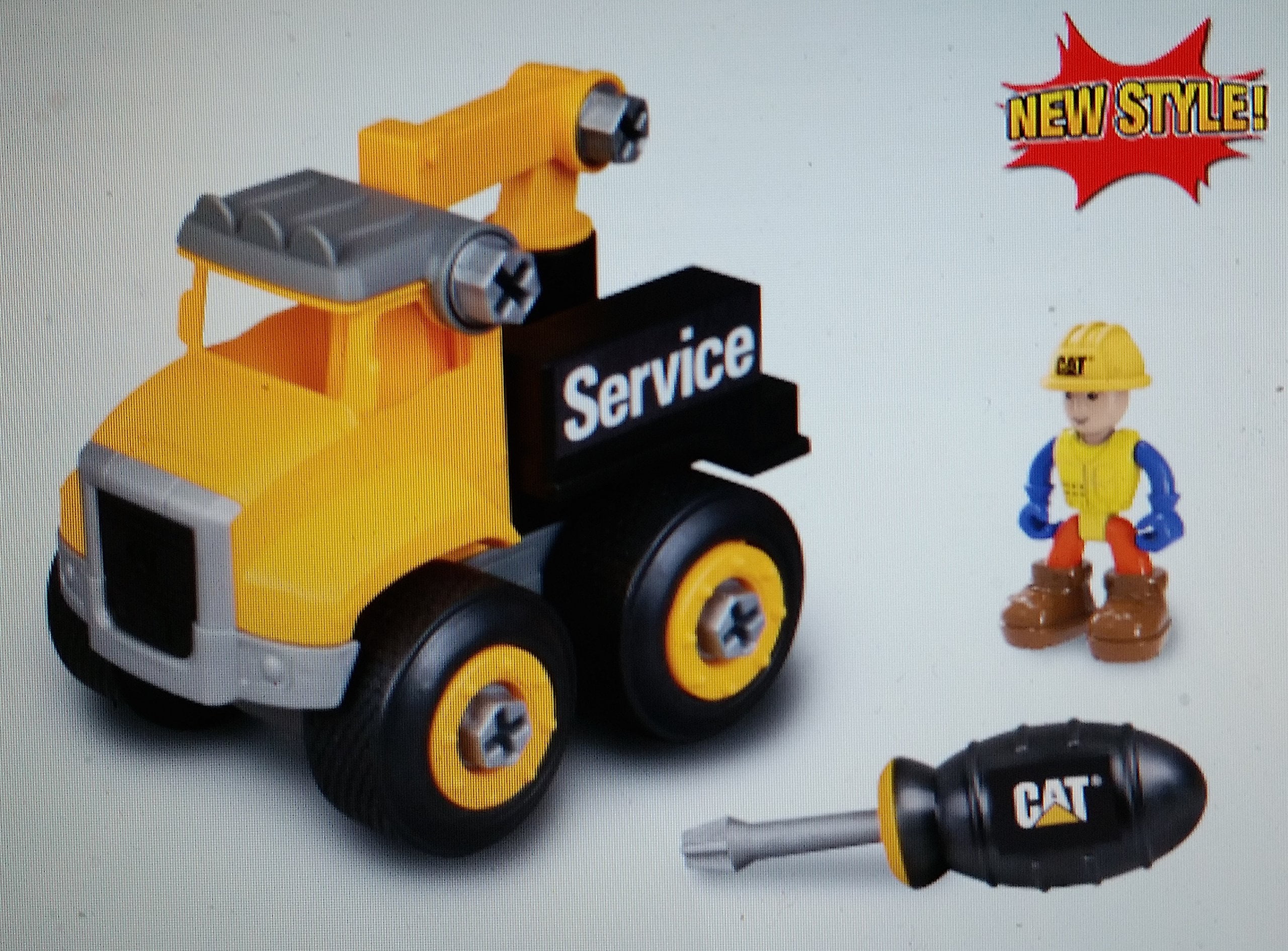 CAT Machine Maker Junior Operator Service Truck,9 Piece Set Includes ...