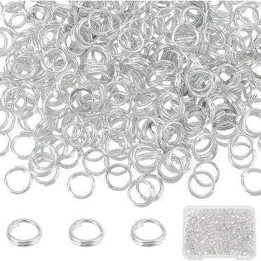 10pc 10x2mm 304 Stainless Steel Split Rings Double Loops Jump Rings ...