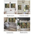 Wild Cottage Forest Mushroom Plant Short Blackout Curtains 24 Inch Long ...