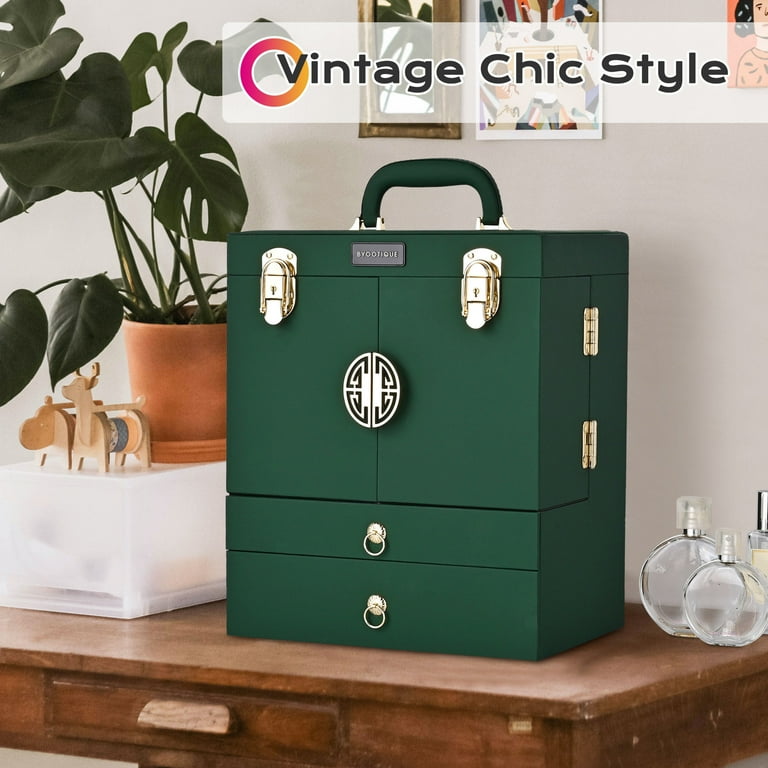 Vintage Makeup Train Case