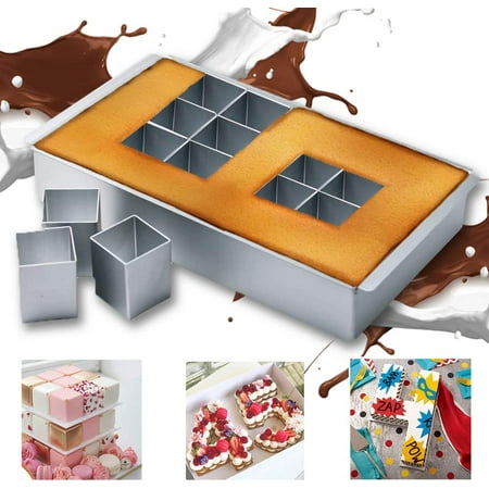 JOYWEI Baking Non-Stick Large Letters,Aluminium Rectangular Cake Pan ...