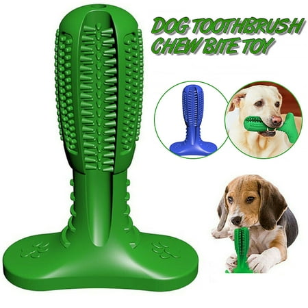 Dog Toothbrush Chew Bite Toy Small to Medium Dog Dental Oral Care Brush ...