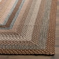 SAFAVIEH Braided Angel Colored Bordered Runner Rug, Brown/Multi, 2'3" x ...