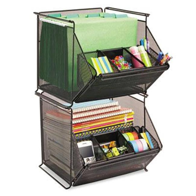 Onyx Stackable Mesh Storage Bin - Walmart.com