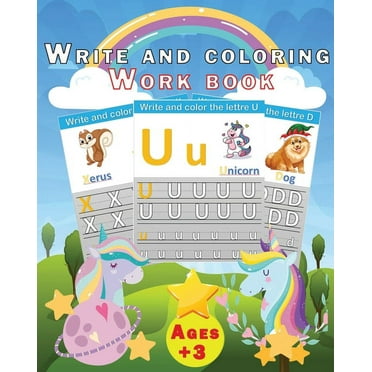 Learn to Write Workbook Letters & Numbers: handwriting practice book ...