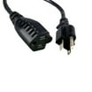 Yellow Jacket 2882 12/3 Heavy-Duty Contractor Extension Cord, 2 ft, 3 ...