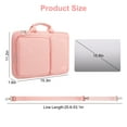 EEEkit 16'' Padded Sleeve Laptop Bag, Women's Computer Carrying Case ...