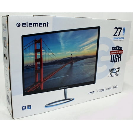 Element 27" 1080p Full HD ADS Monitor – Black (ELMT2717C) – BrickSeek