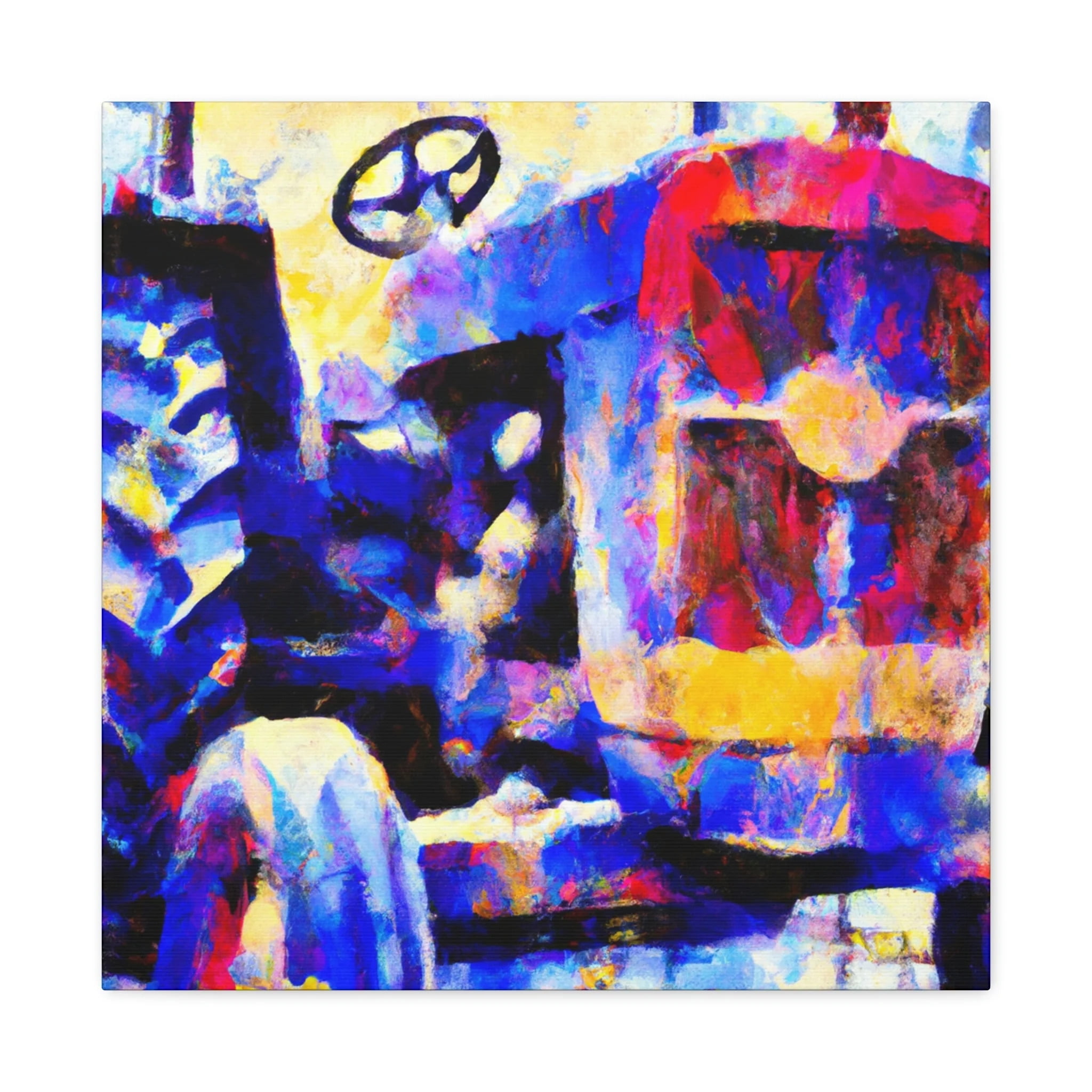 Tractor in Fauvism - Canvas - Walmart.com