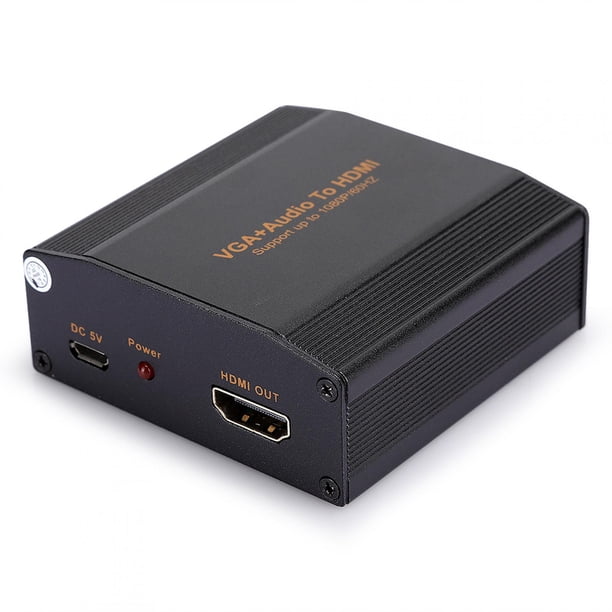 VGA+ a convertidor adaptador portátil compacto para convertir | Walmart ...