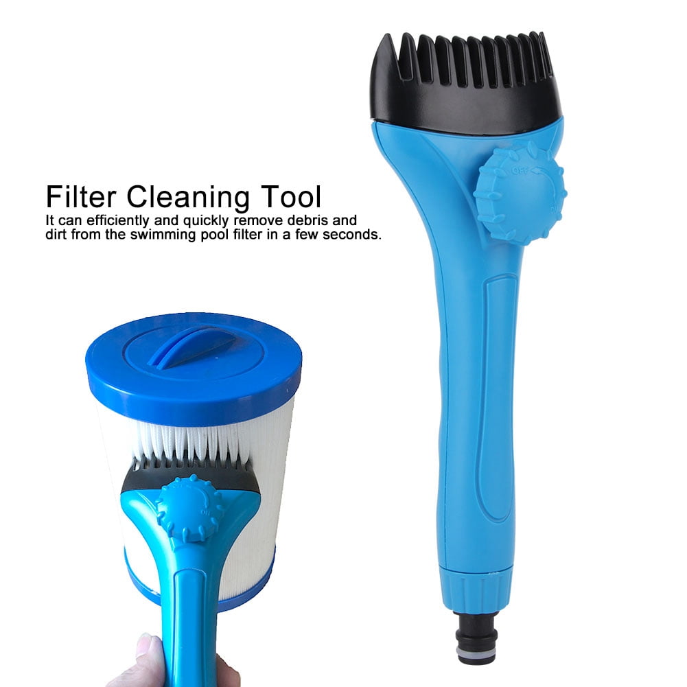 Domqga Mini Handheld Swimming Pool Filter Cleaner Clean Brush Swimming ...