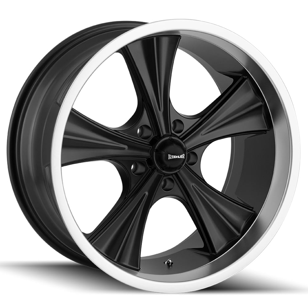 Ridler 651 20x8.5 5x5" +0mm Matte Black Wheel Rim 20" Inch - Walmart.com