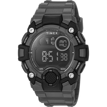 Timex Men's DGTL Analog-Digital 50mm Black Watch, Resin Strap - Walmart.com
