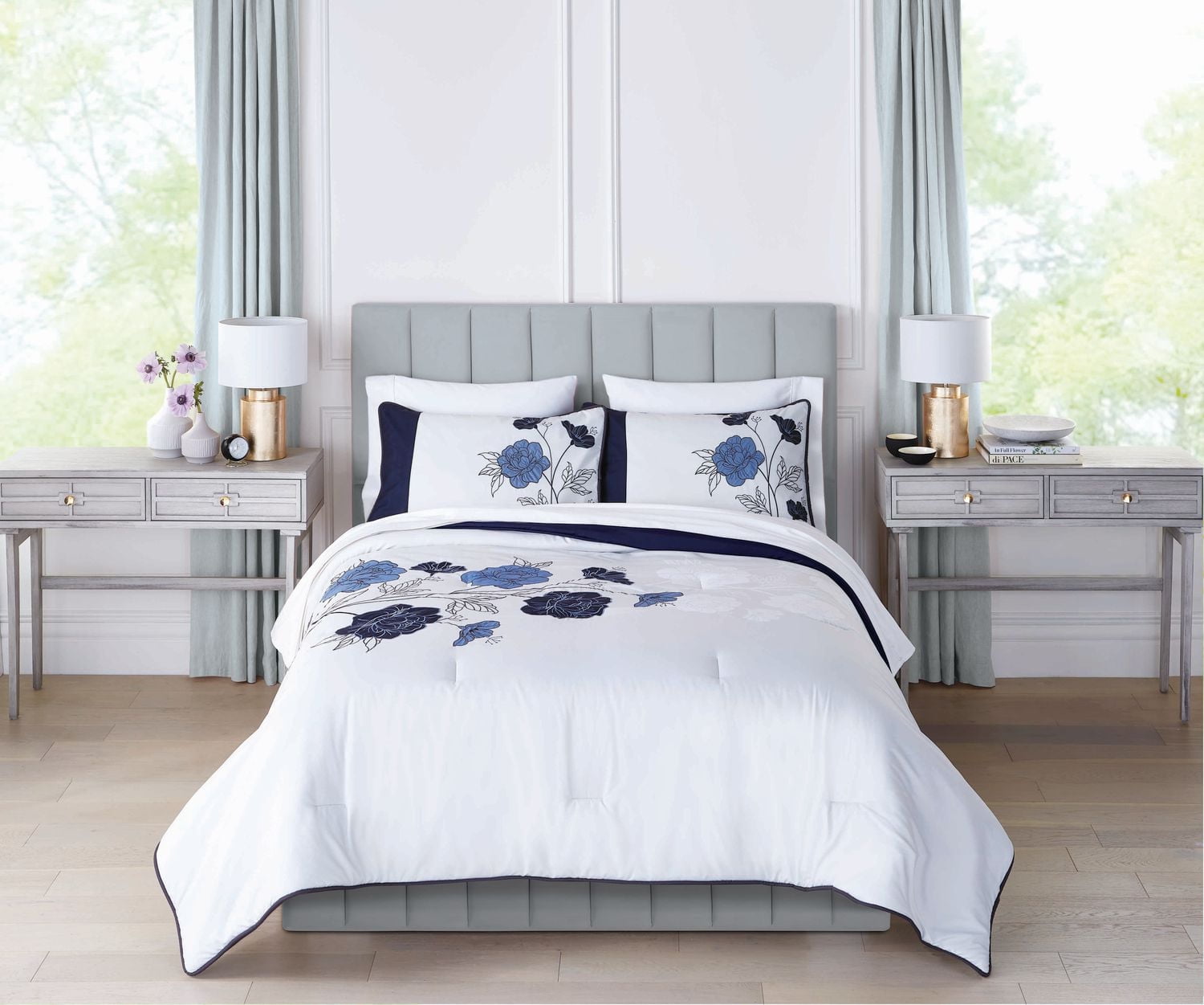 Springmaid Floral Applique Comforter Set - Walmart.ca