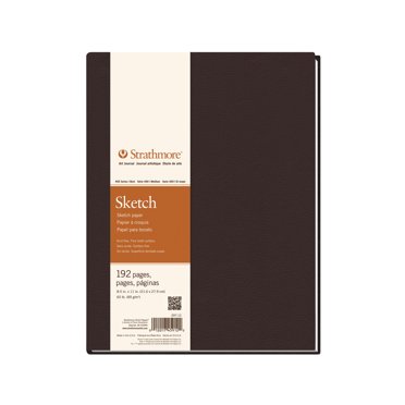 Strathmore Hardbound Drawing Art Journal, 400 Series, Recycled, 8.5" x ...