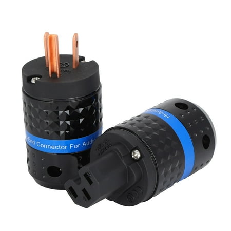 Pure Copper Power Plug Connector, Long Use Shielding Effect Power Plug ...