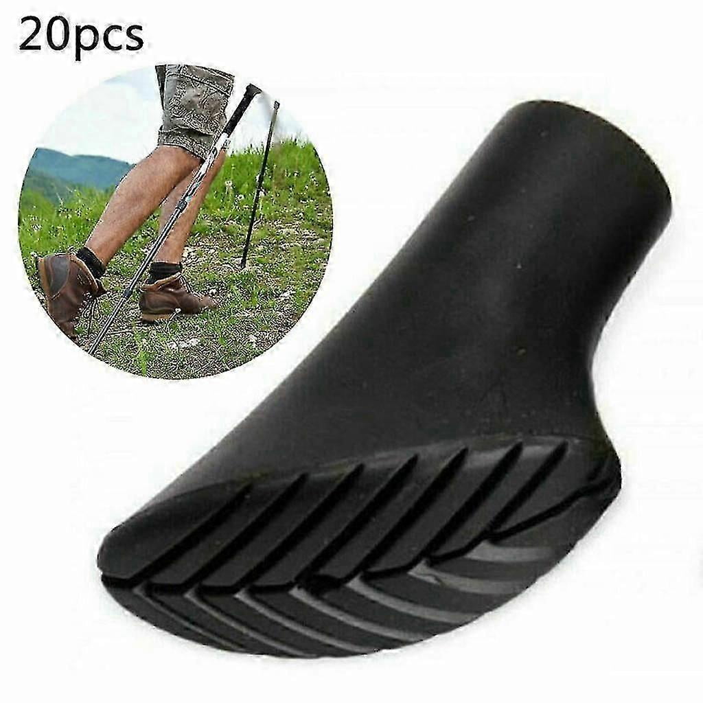 20 Pcs Nordic Walking Pads For Asphalt Trekking Pole Rubber Ferrule ...
