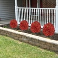 Artificial Flowers 1 Greenery Shrub with Ground Stake for Farmhouse ...