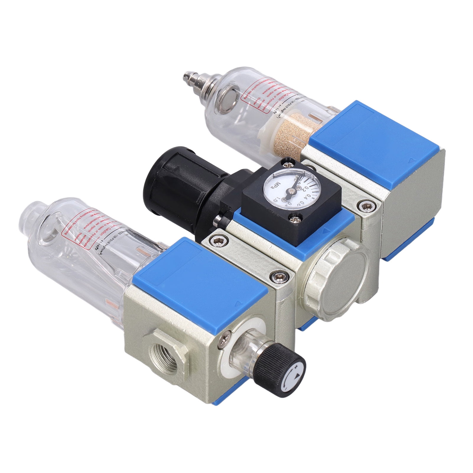 Unidad de tratamiento de fuente de aire, filtro de aire comprimido, regulador, separador de agua ...