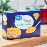 Great Value Deluxe Original Cheddar Macaroni & Cheese, 14 oz - Walmart.com