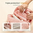 2026 New Makeup Bag for Woman, Wide Open Lay-Flat Cosmetic Case ...