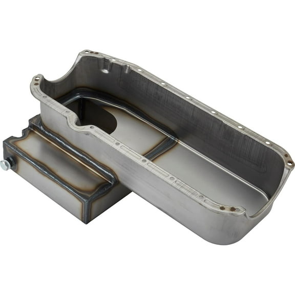 Driver Side Dipstick Steel Oil Pan for Chevy Small Block - Unplated ...