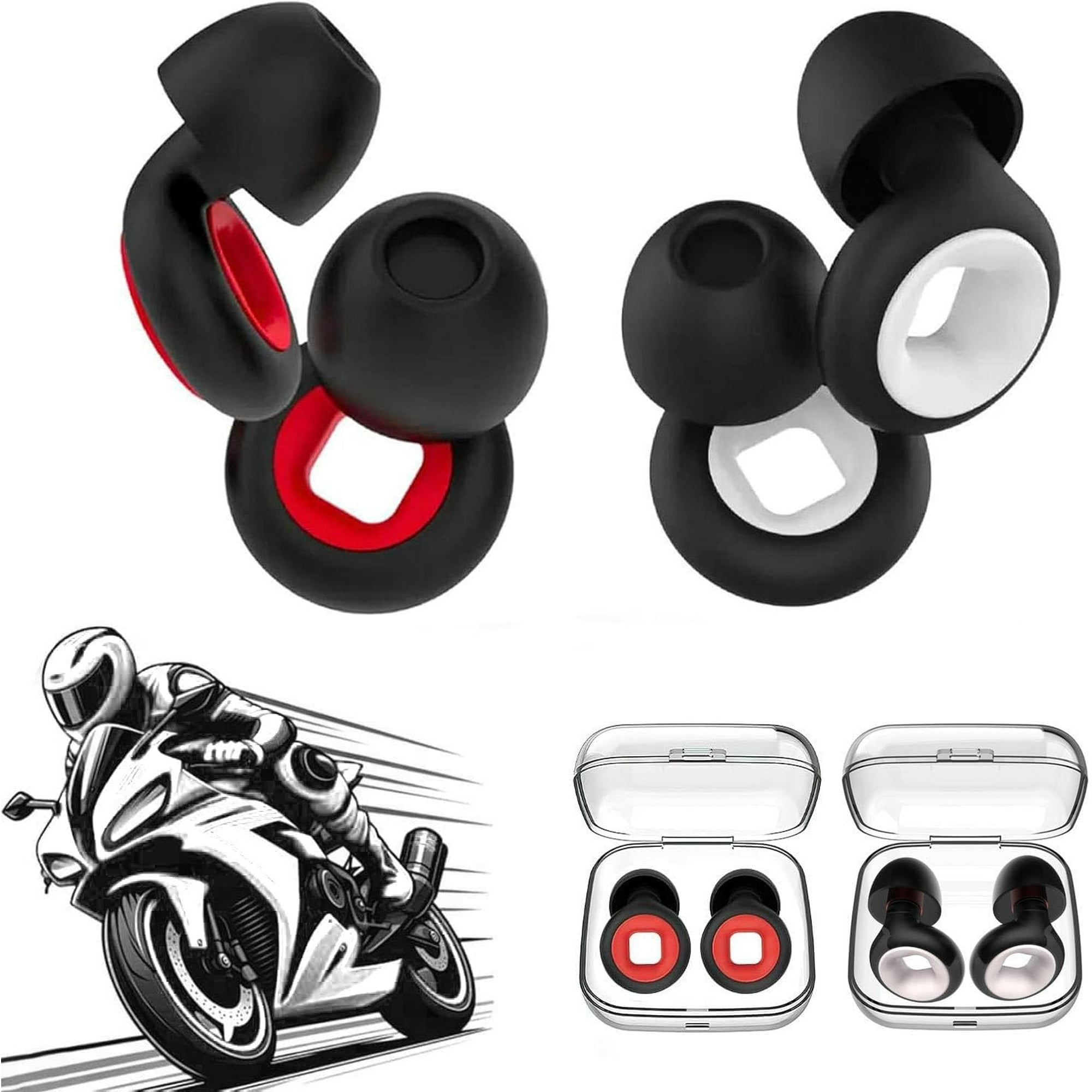 Click here for Rejoda-2 Pair Artevive Motorcycle Ear Plugs Set  B... prices