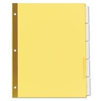Universal UNV21875 11 in. x 8.5 in. 5-Tab Deluxe Extended Insertable ...