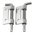 2pcs Spring Loaded Latches 304 Stainless Steel Security Bolt Hasp ...