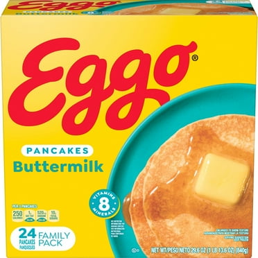 Great Value Buttermilk Pancakes, 16.5 oz, 12 Count (Frozen) - Walmart.com