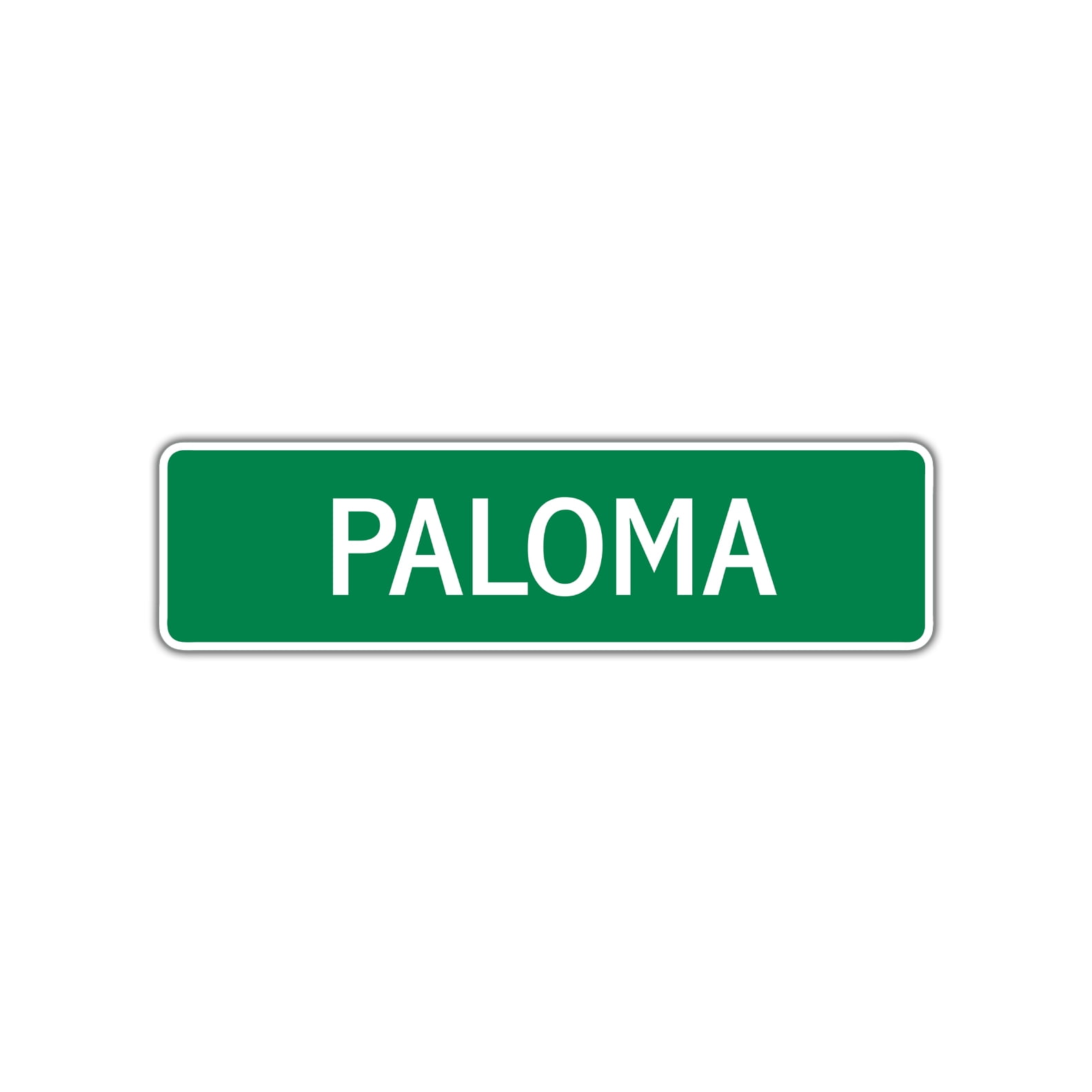 Paloma Girls Children Name Letter Printed Label Indoor Outdoor Wall ...